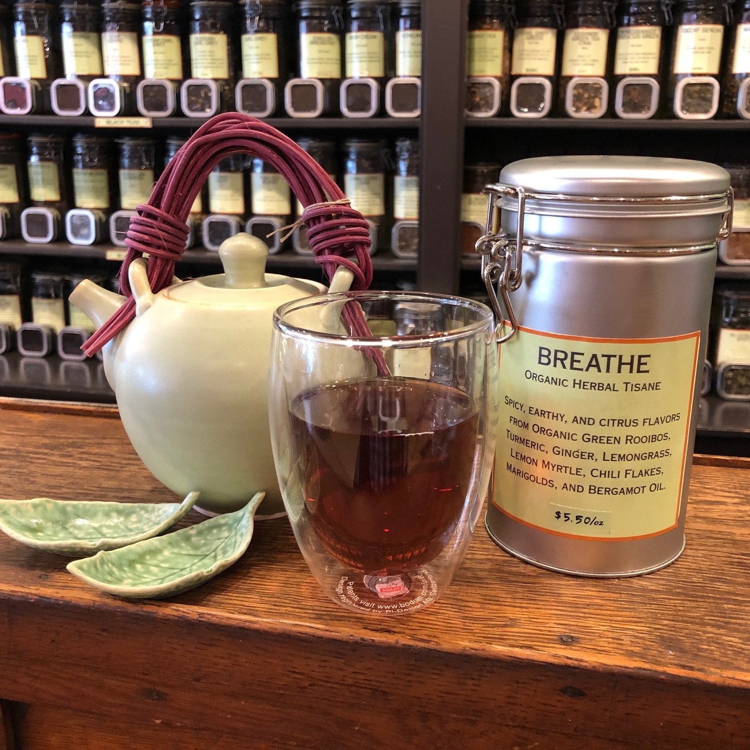 Breathe Tea Bags | Verdigris Tea & Chocolate Bar
