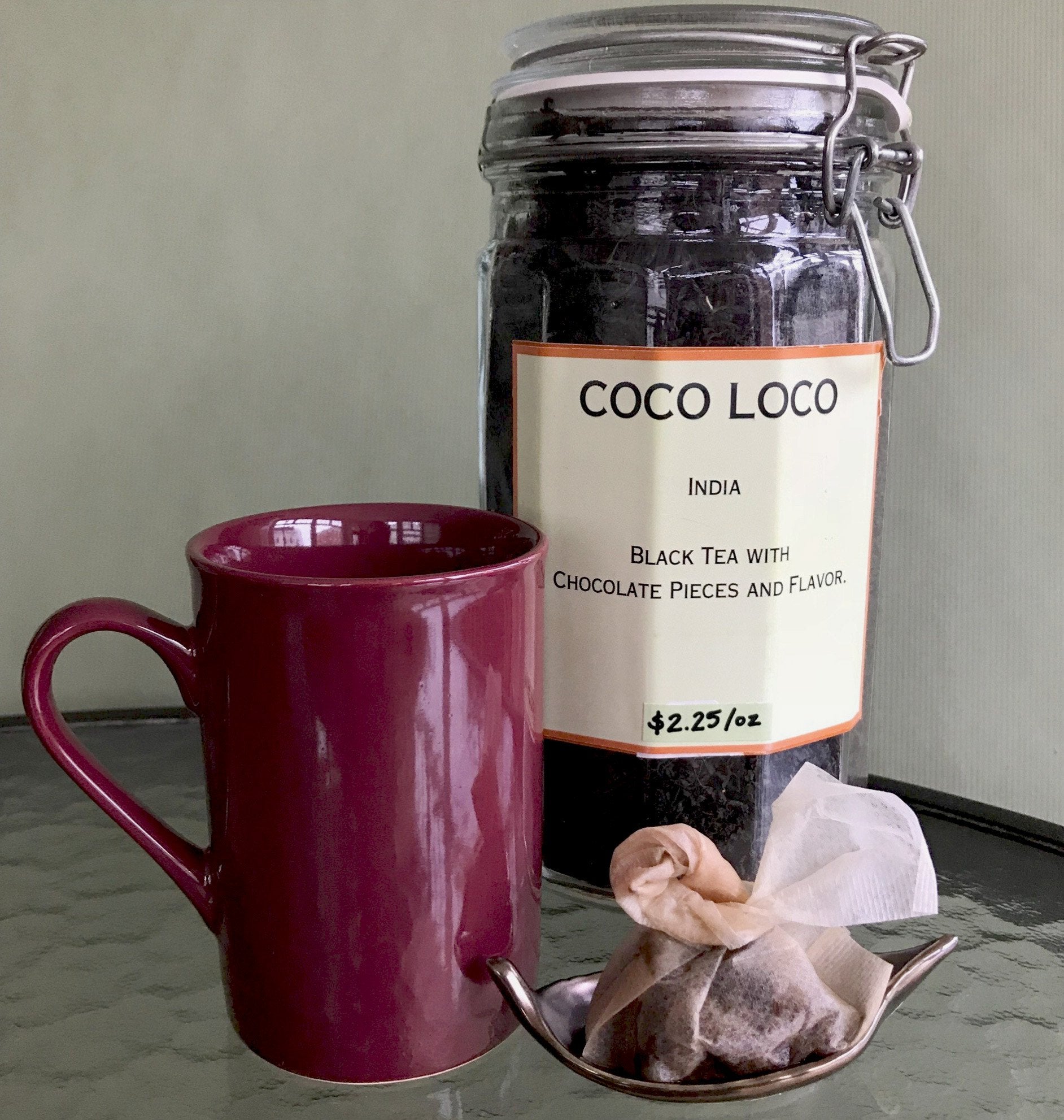 Verdigris Coco Loco Chocolate Tea – Verdigris Tea